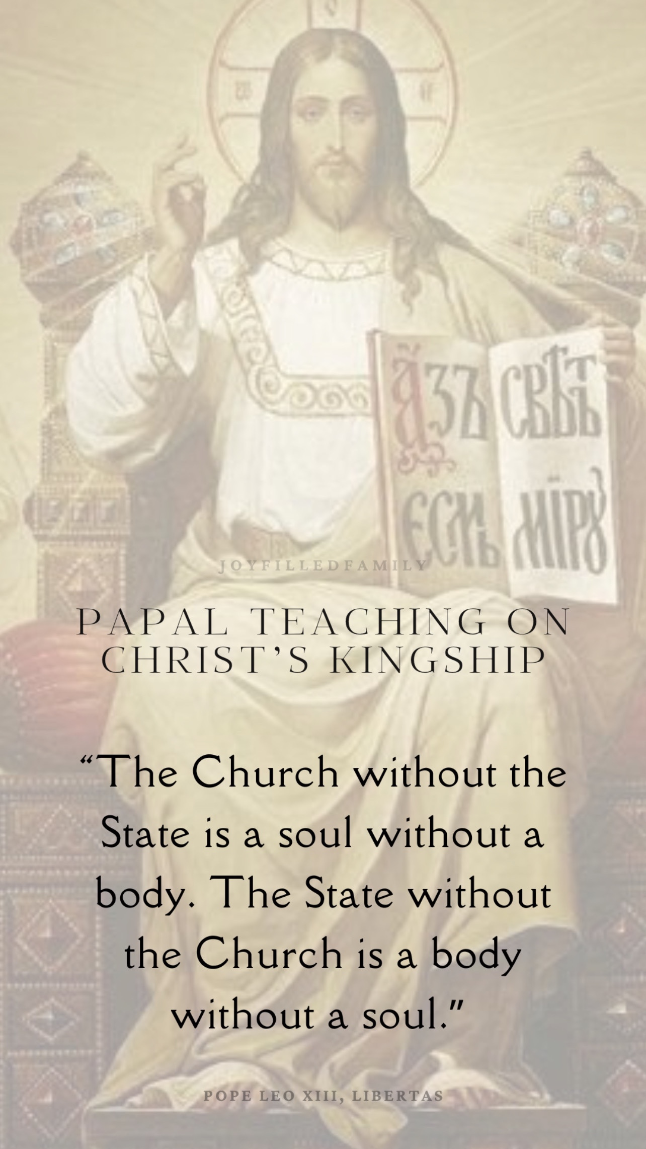 Kingship of Our Lord Jesus Christ