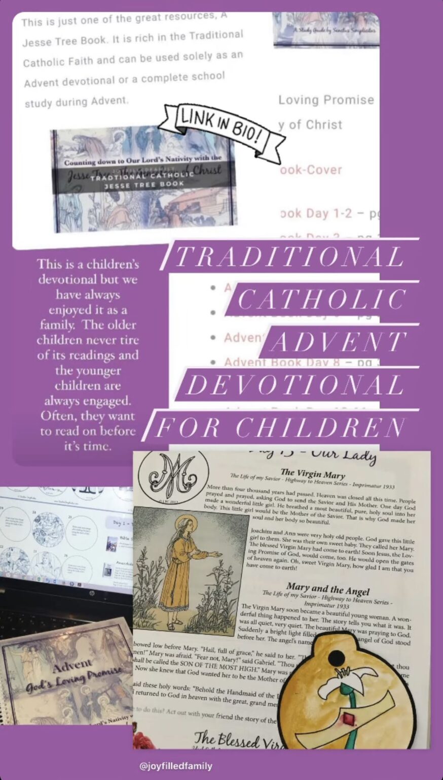 Advent for Children – Traditional Catholic Jesse Tree